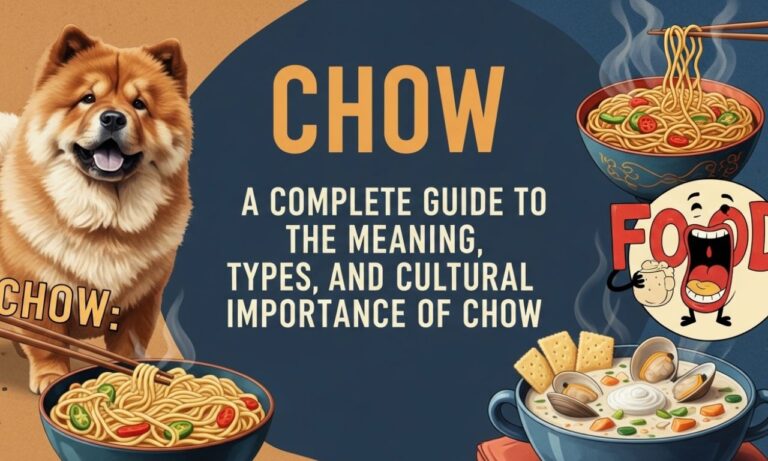 Chow: A Complete Guide to the Meaning, Types, and Cultural Importance ...